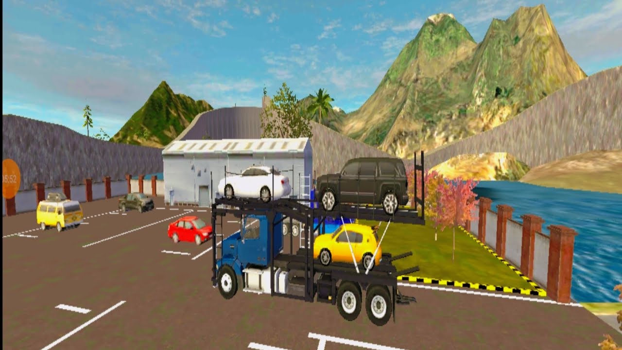 Truck driving mission No 02 | truck driving on a cliamp road | best ...