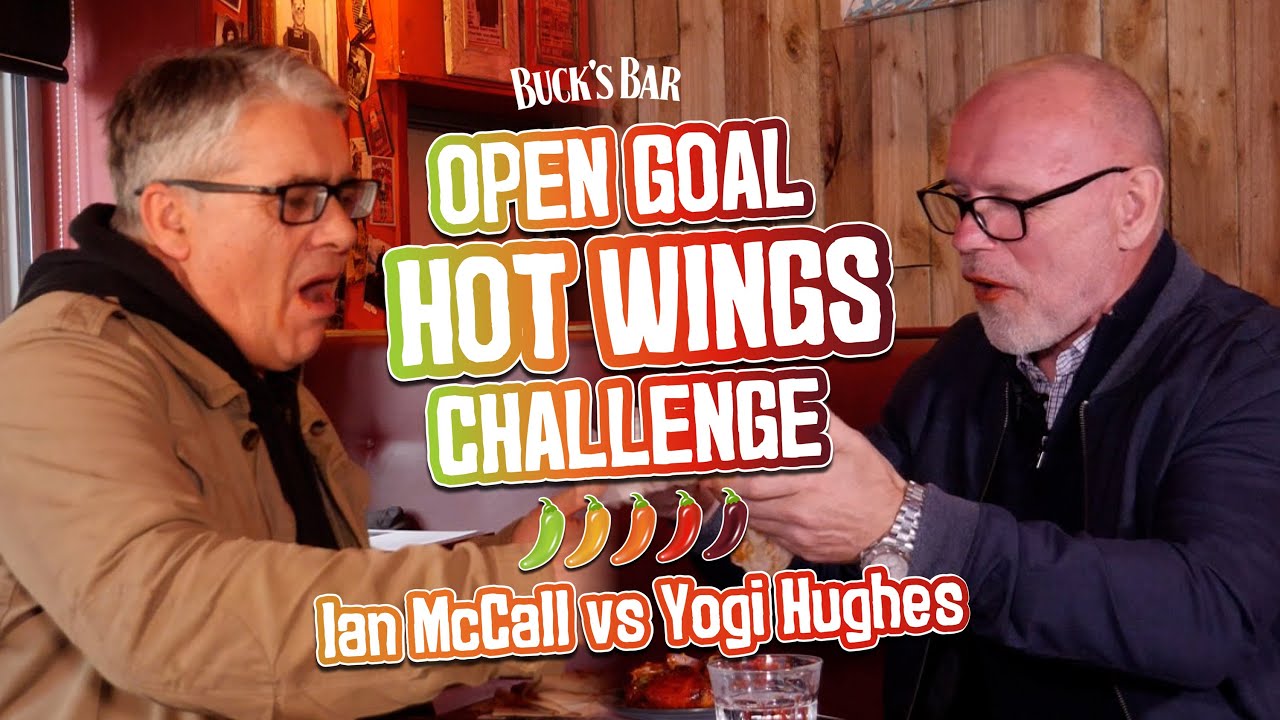 🔥🥵 JOHN 'YOGI' HUGHES 🆚 IAN MCCALL | Hilarious Buck's Bar Hot Wings Challenge! - YouTube