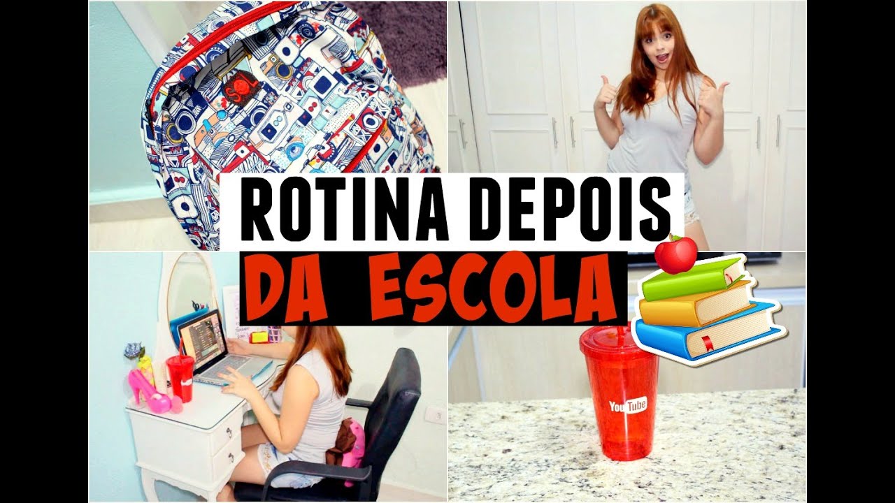 ROTINA DEPOIS DA ESCOLA - YouTube