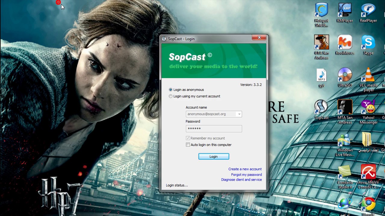شرح برنامج SopCast - YouTube