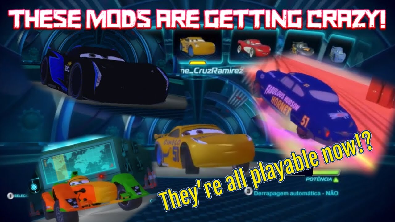 Cars 2 The Video Game: The Mods Have Gotten CRAZY! - YouTube