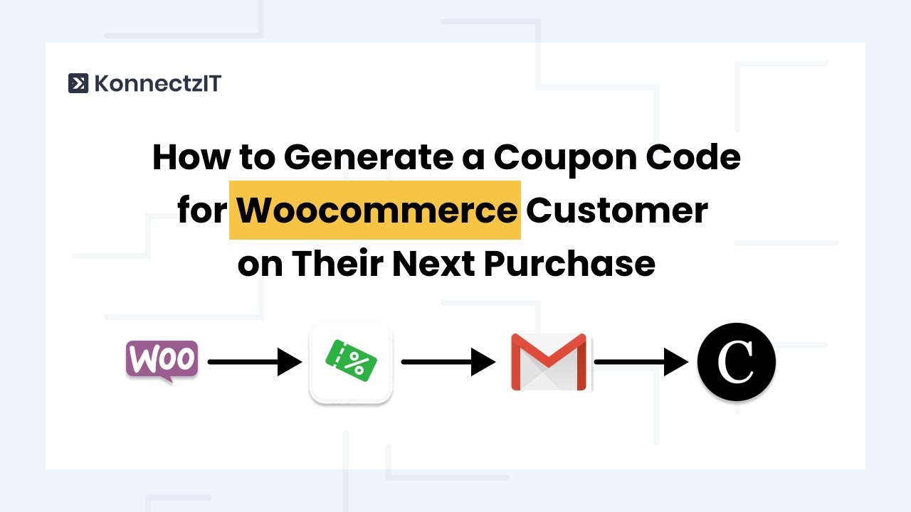 Create a Coupon Code for Woocommerce Customer on Their Next Purchase ...