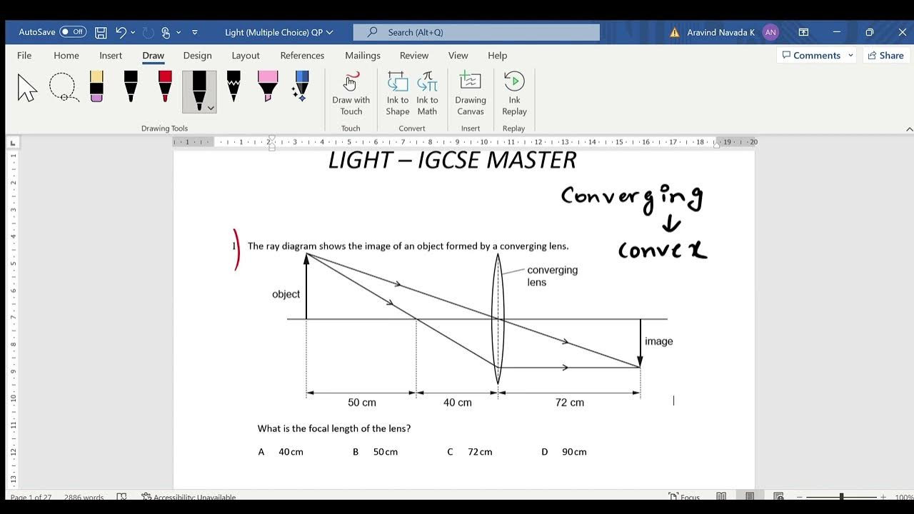 Light| IGCSE MASTER| IGCSE Questions solved (part 1) - YouTube