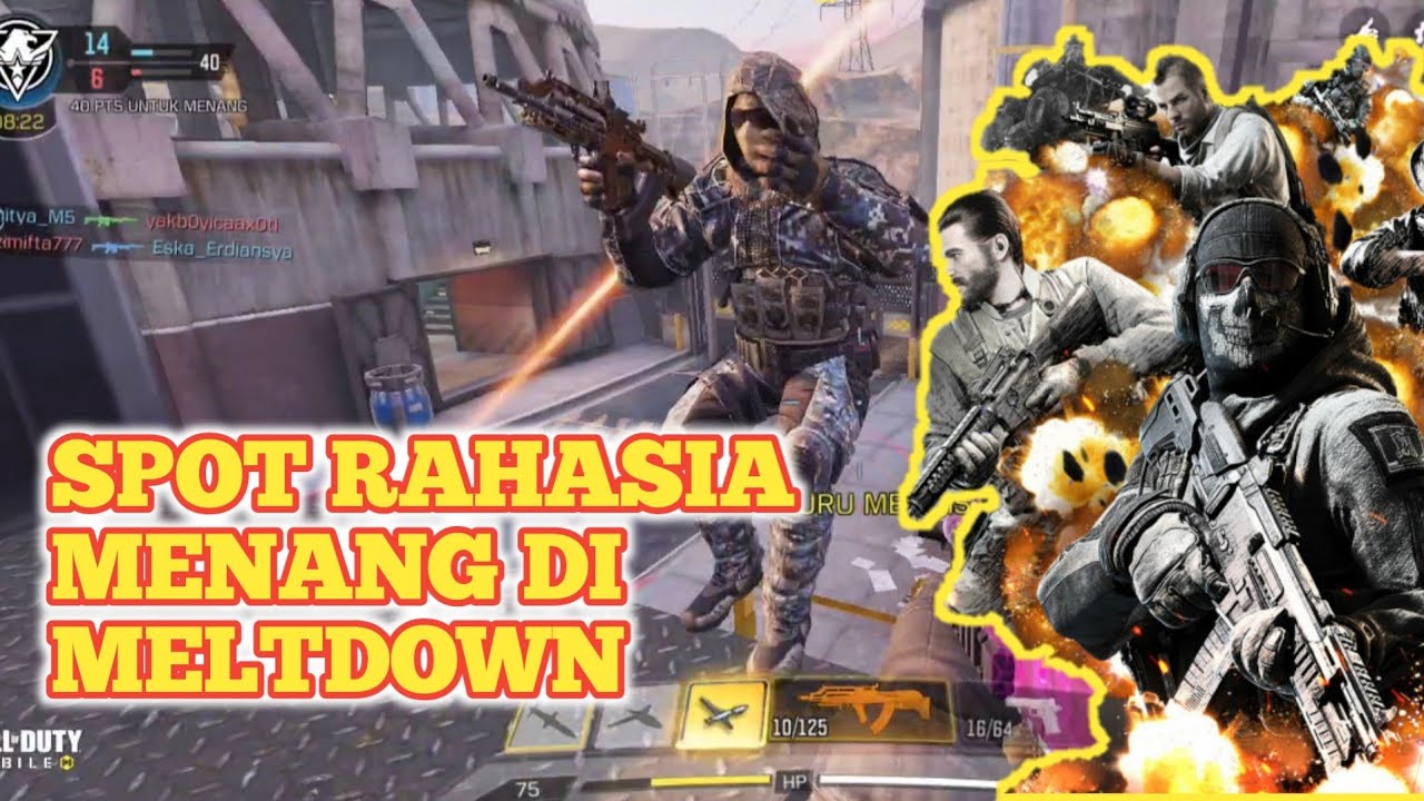 Spot Rahasia di Meltdown Agar Menang Disini | Codm.exe Triple Redline ...