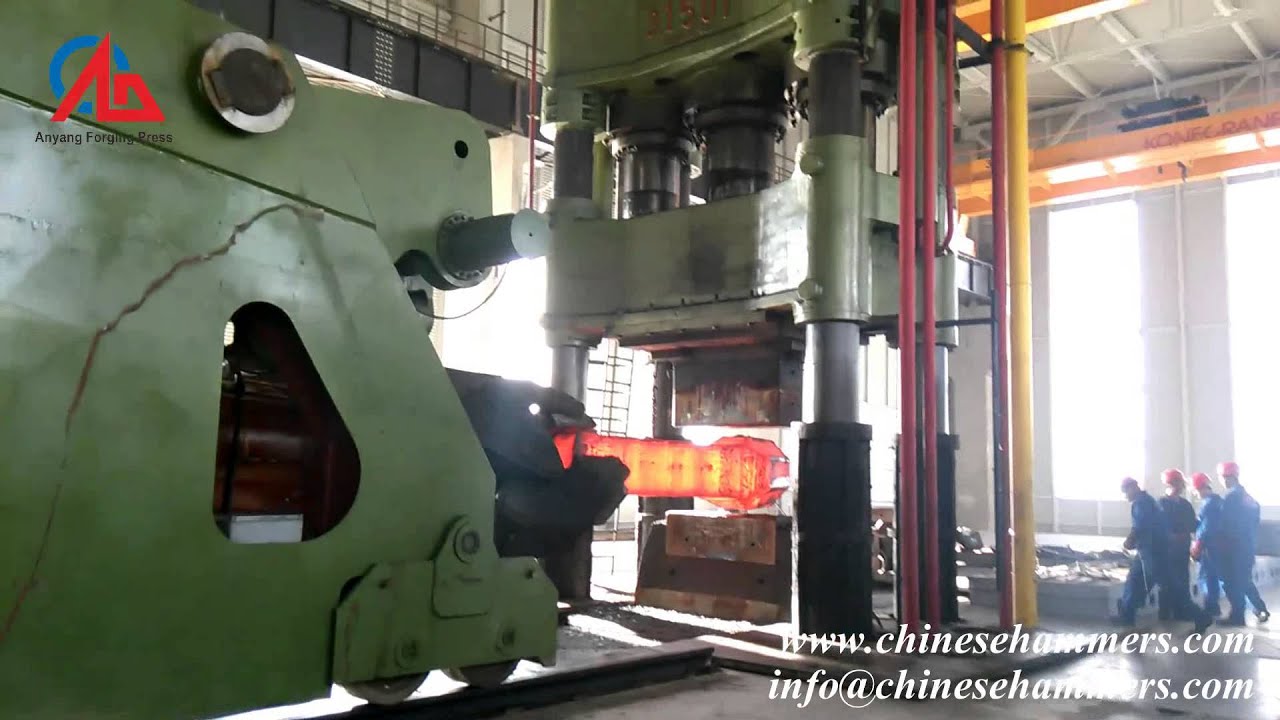 How it works: 30 ton forging manipulator and 3150 ton hydraulic forging ...