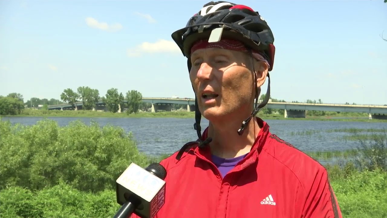 Robert Suhr KX News Cycling For A Cause Story 7-22-19 - YouTube