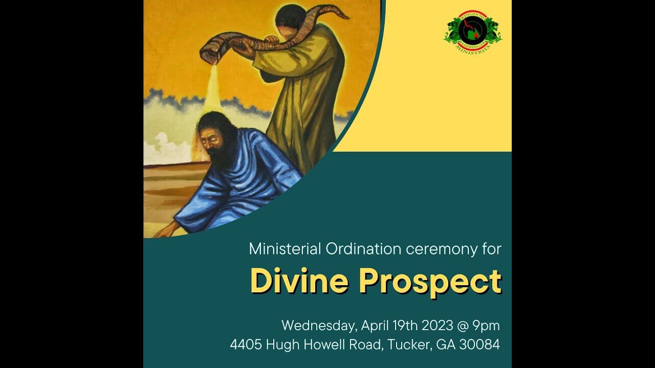 The ministerial ordination ceremony for Divine Prospect by Kingdom ...