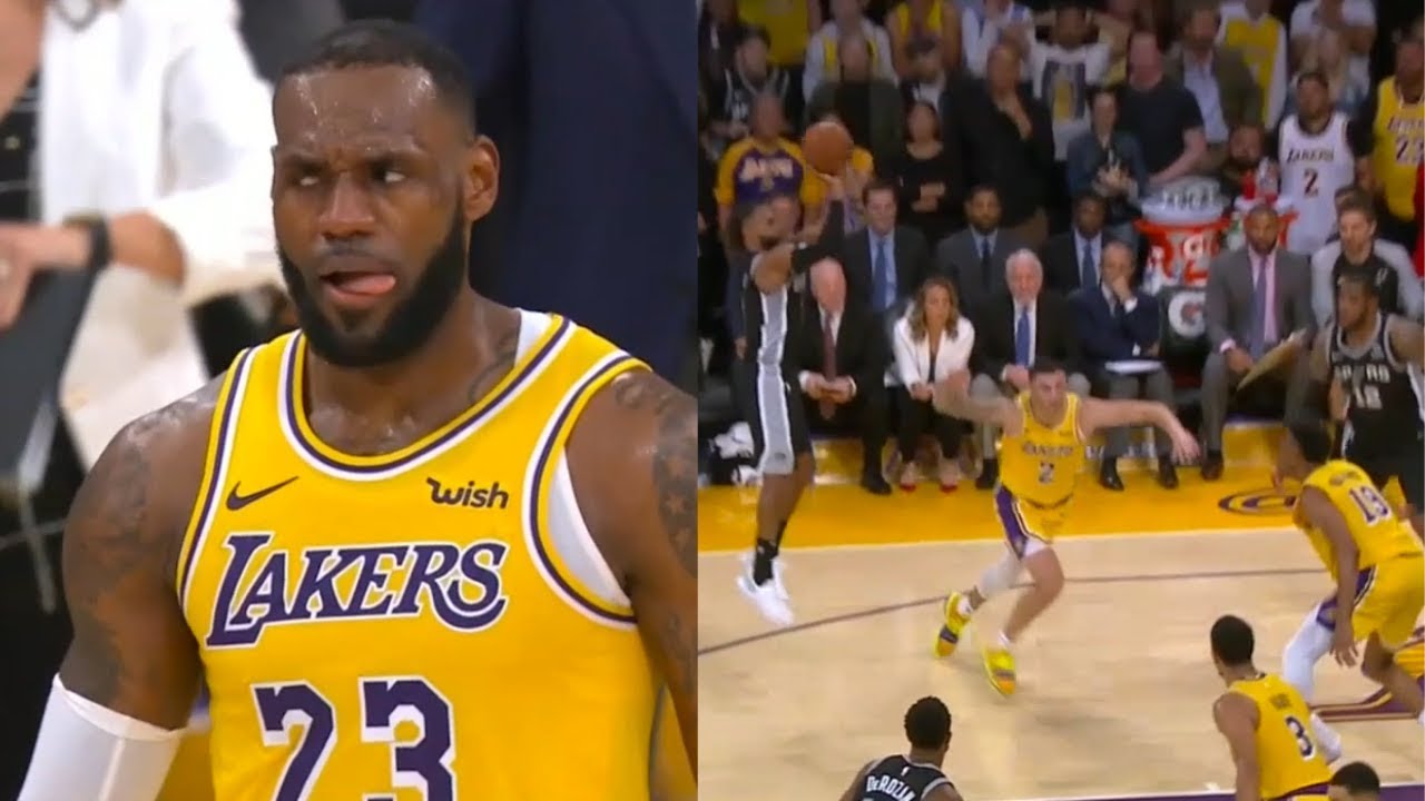 Lakers vs Spurs WILD OT FINISH! LeBron Chokes and Patty Mills Hits GW ...