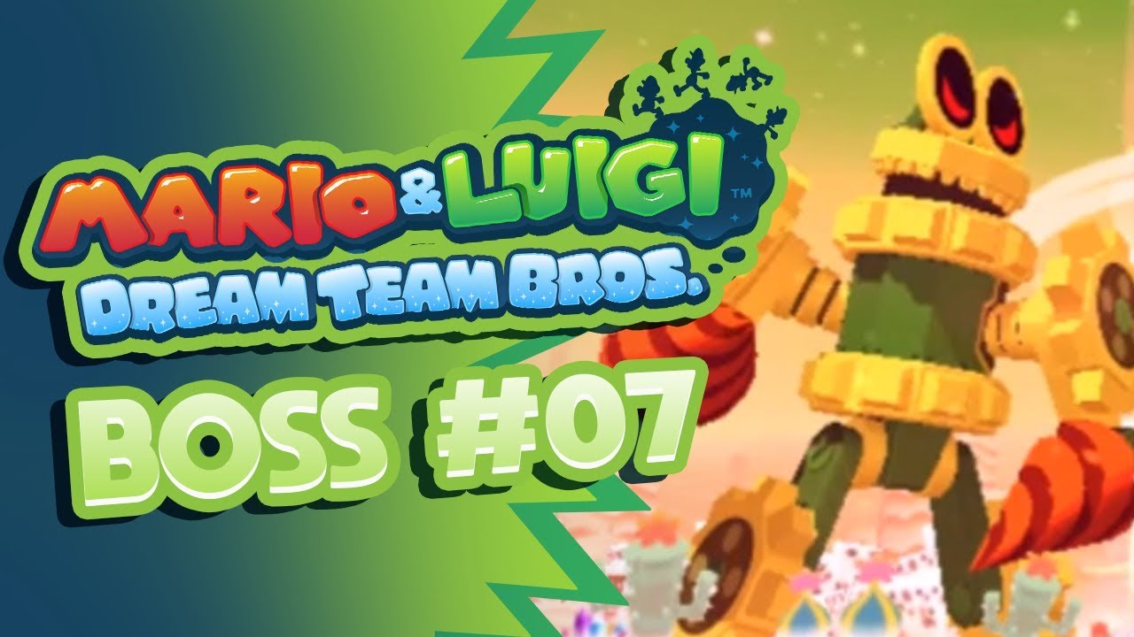 (LW)Mario & Luigi Dream Team - Boss #7 Robo-Drilldigger - YouTube