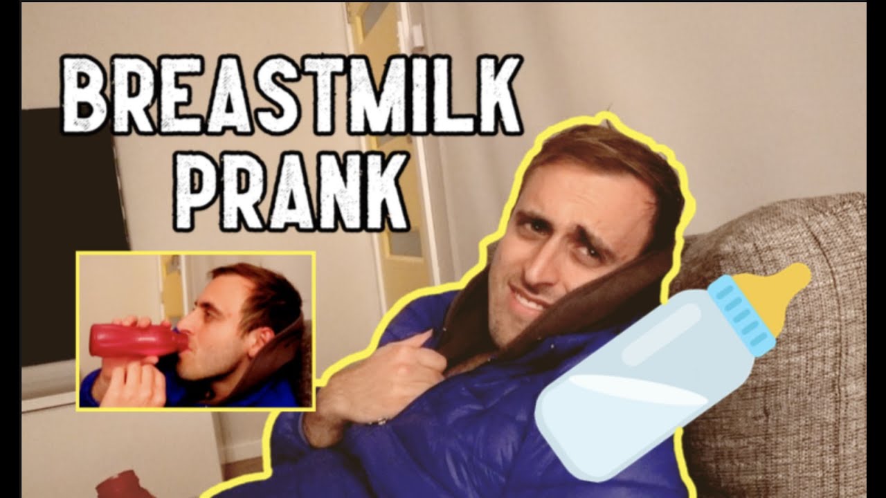 Breastmilk Prank On Husband! *MUST WATCH* - YouTube