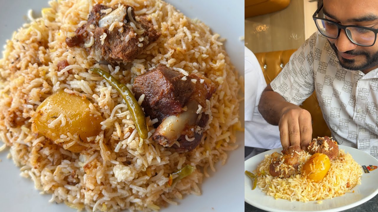 Eating Lunch(Mutton Kacchi, Tehari, Chap Polao) With Friends at Darbar ...