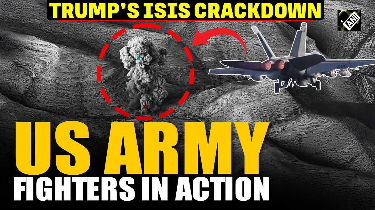 US Army releases exclusive photos of fighter jets taking off to strike ...