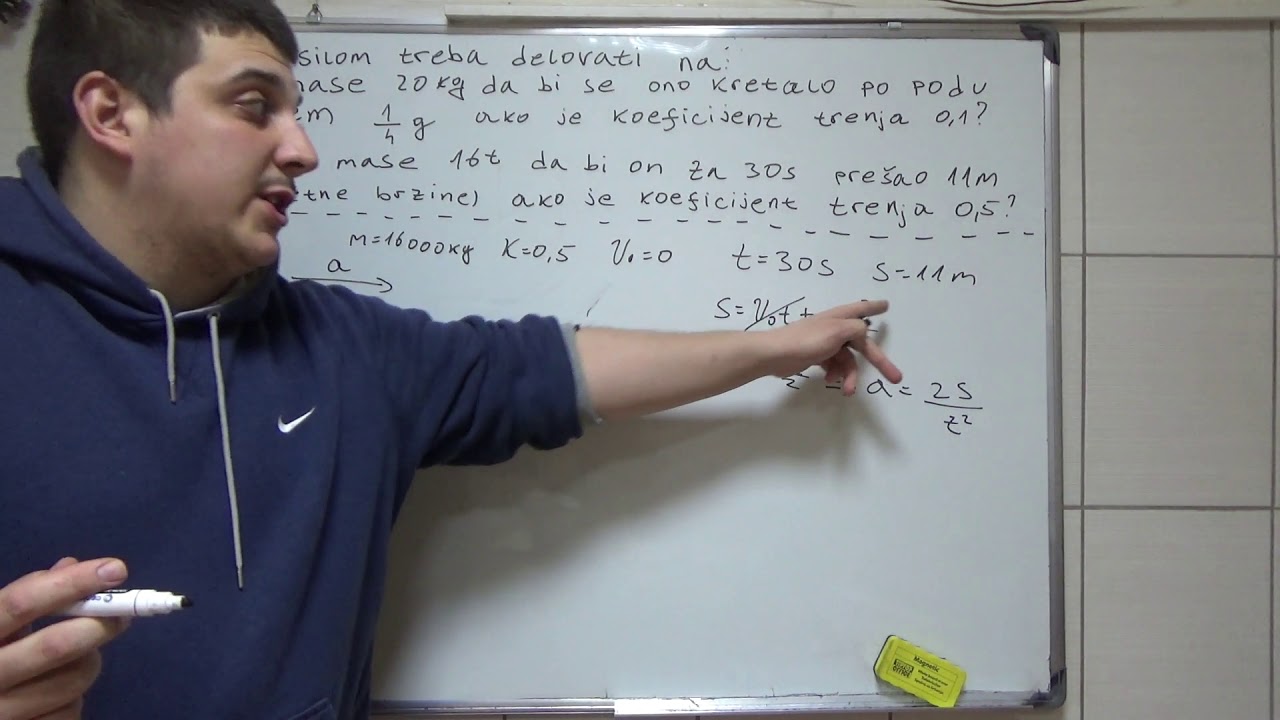 Trenje 7 Srednja skola Fizika - YouTube