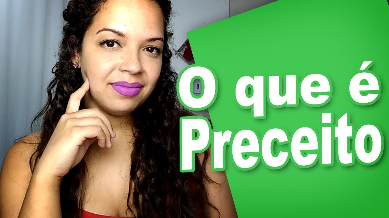 🤔O que é preceito e pra que serve? - YouTube