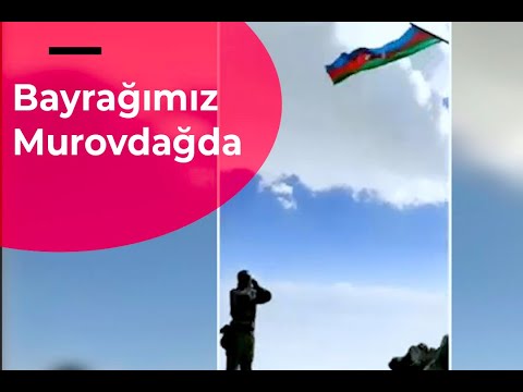 Bayrağımız Murovdağa BELƏ SANCILDI - Eksklüziv döyüş kadrları