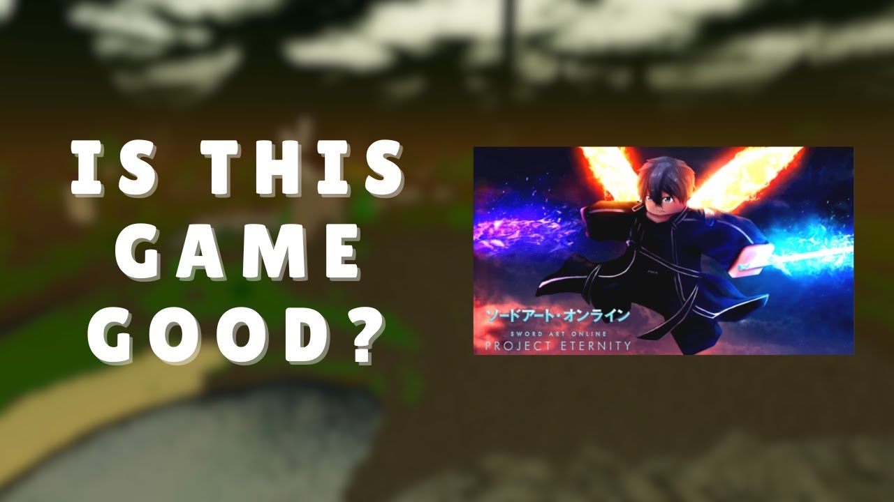 I Tested This SAO Game For The First Time | Project Eternity - YouTube