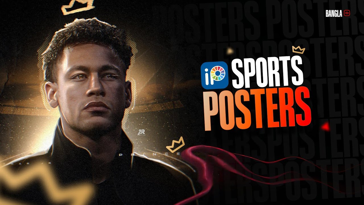 How to Create a Stunning Sports Poster in Ibis Paint X (Bangla Tutorial ...