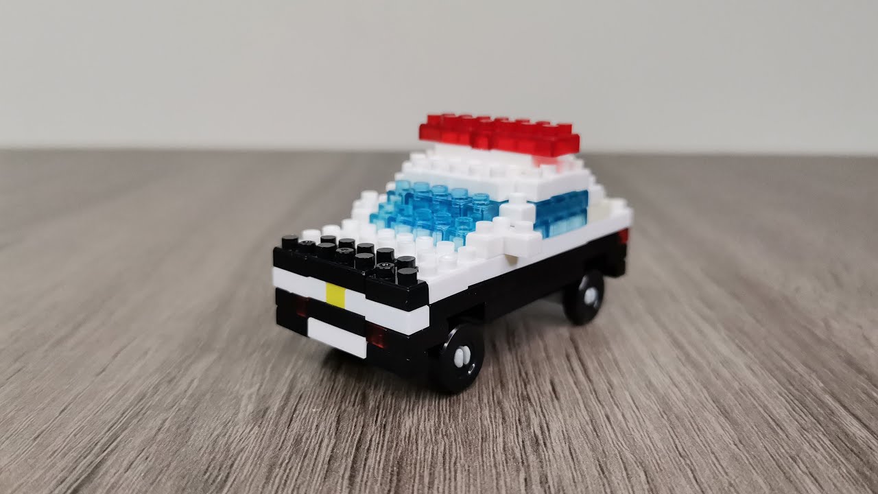 DAISO Petit Block | Police Car | Age (12 years old and above) - YouTube