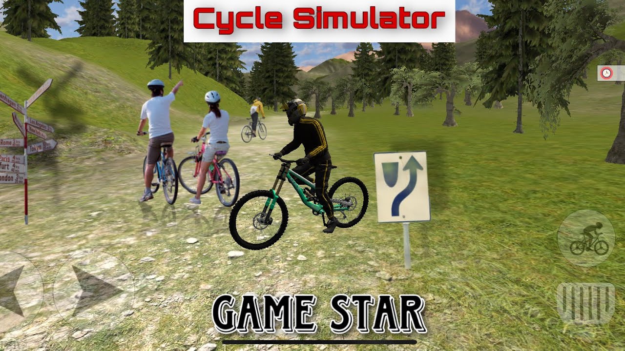 Cycle Game - Gameplay | cycle Simulator Game Star - YouTube