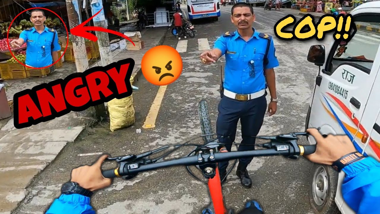TRAFFIC POLICE GOT ANGRY 😡| WHILE CYCLING ON ROAD SIDE Group Ride ...
