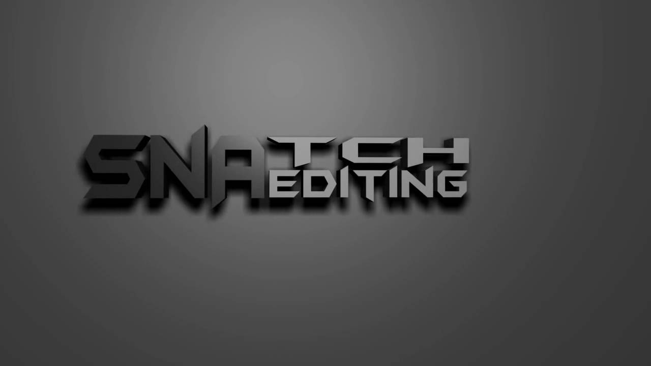 Snatch Editing 3D Logo - YouTube
