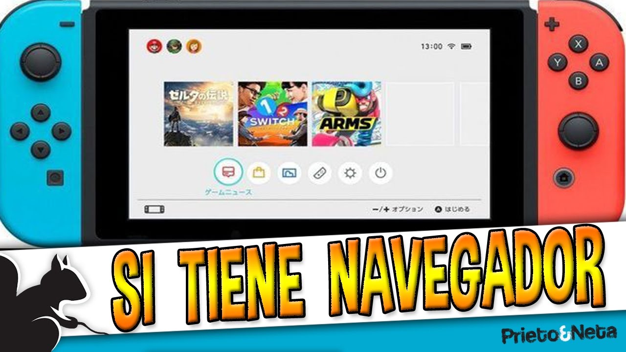 GRAN DESCUBRIMIENTO CONFIRMADO | Nintendo Switch SI TIENE un navegador ...