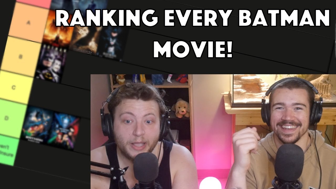 Ranking Every BATMAN Movie! | Batman Movie TIER LIST - YouTube