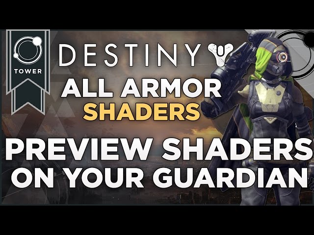 Destiny Armor Shaders