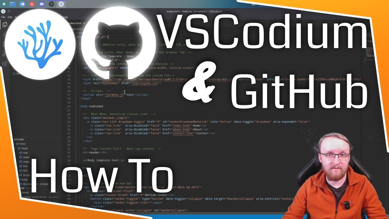 VSCodium VSCode GitHub Setup YouTube vscodium-vscode-github-setup-youtube