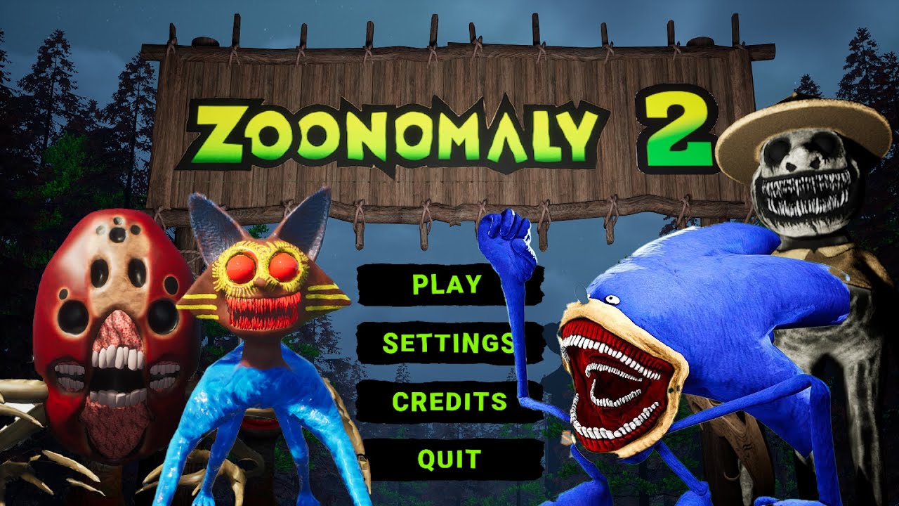 Zoonomaly 2 Full Game Play | Zoo of Terror: Giant Cat, Sonic the ...