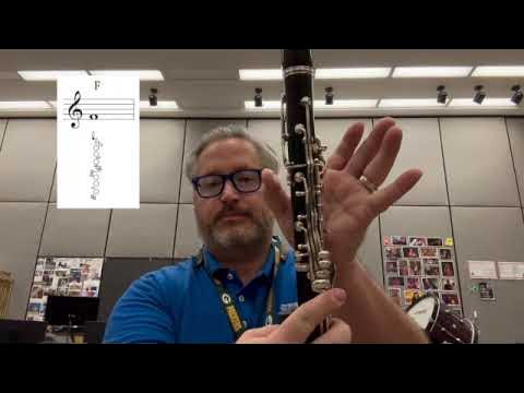 Your first five notes - CLARINET - YouTube