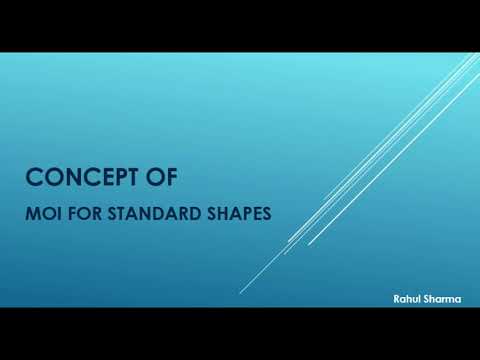 (3.9) Concept of MOI for Some Standard Shapes - YouTube