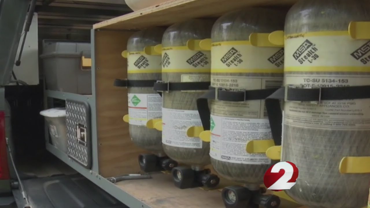 Special containers store meth lab waste for disposal - YouTube