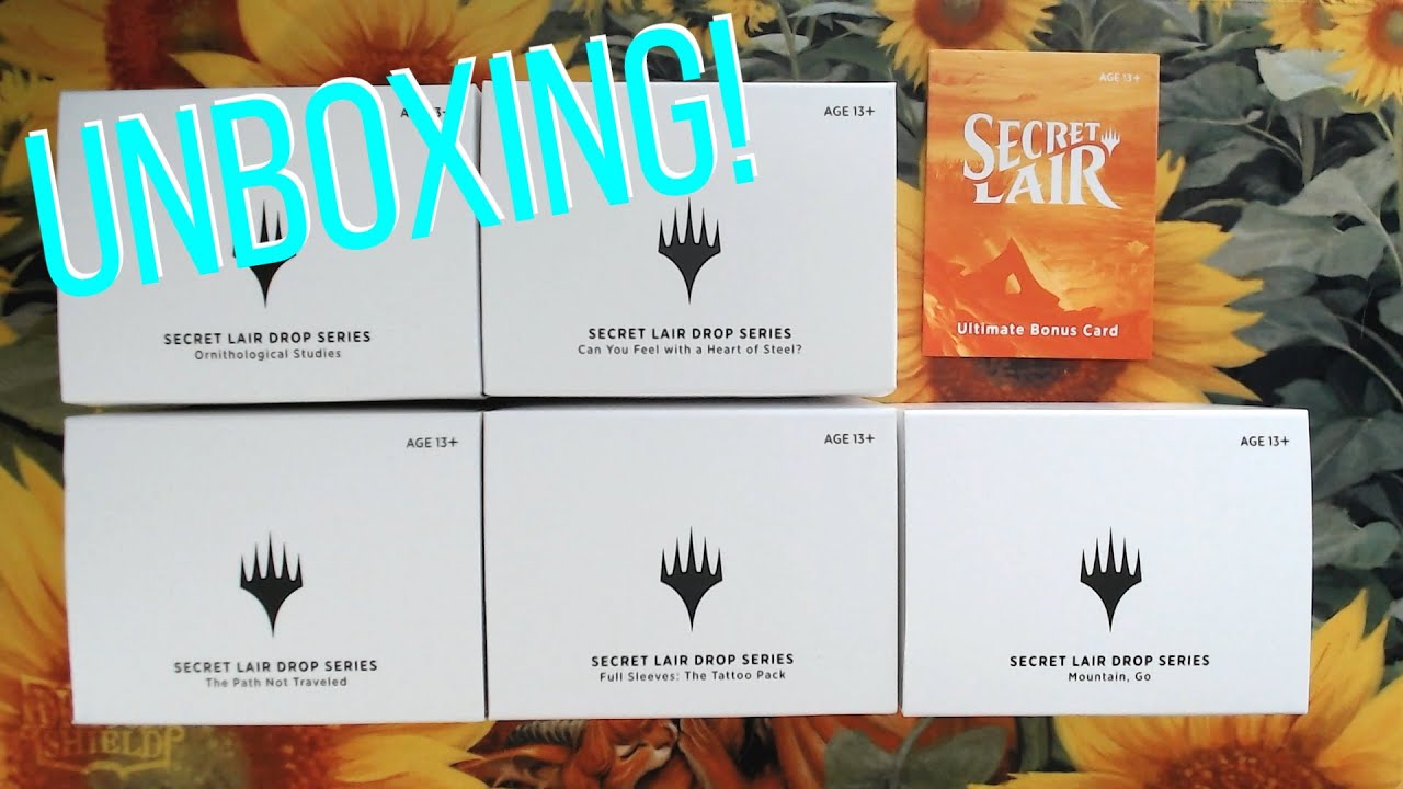 Opening Secret Lair Summer Drop + Ultimate Bonus Card! | Magic the ...