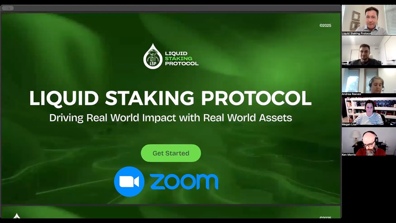 Liquid Staking Protocol September corporate zoom meeting - YouTube