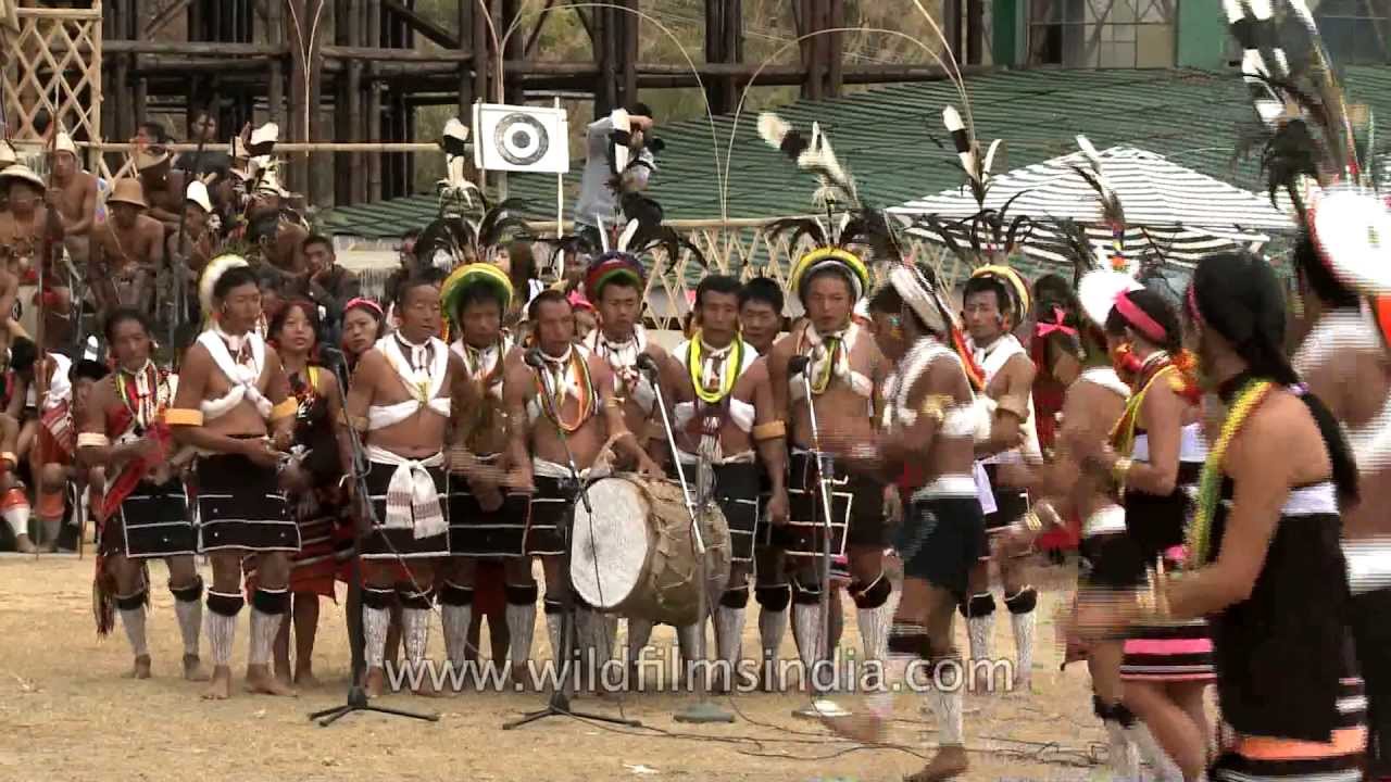 Skylark dance of the Zeliang in Nagaland - YouTube