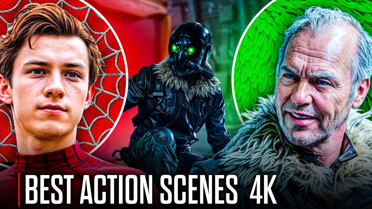 Best Action Scenes from Spider Man! Homecoming in 4K - YouTube