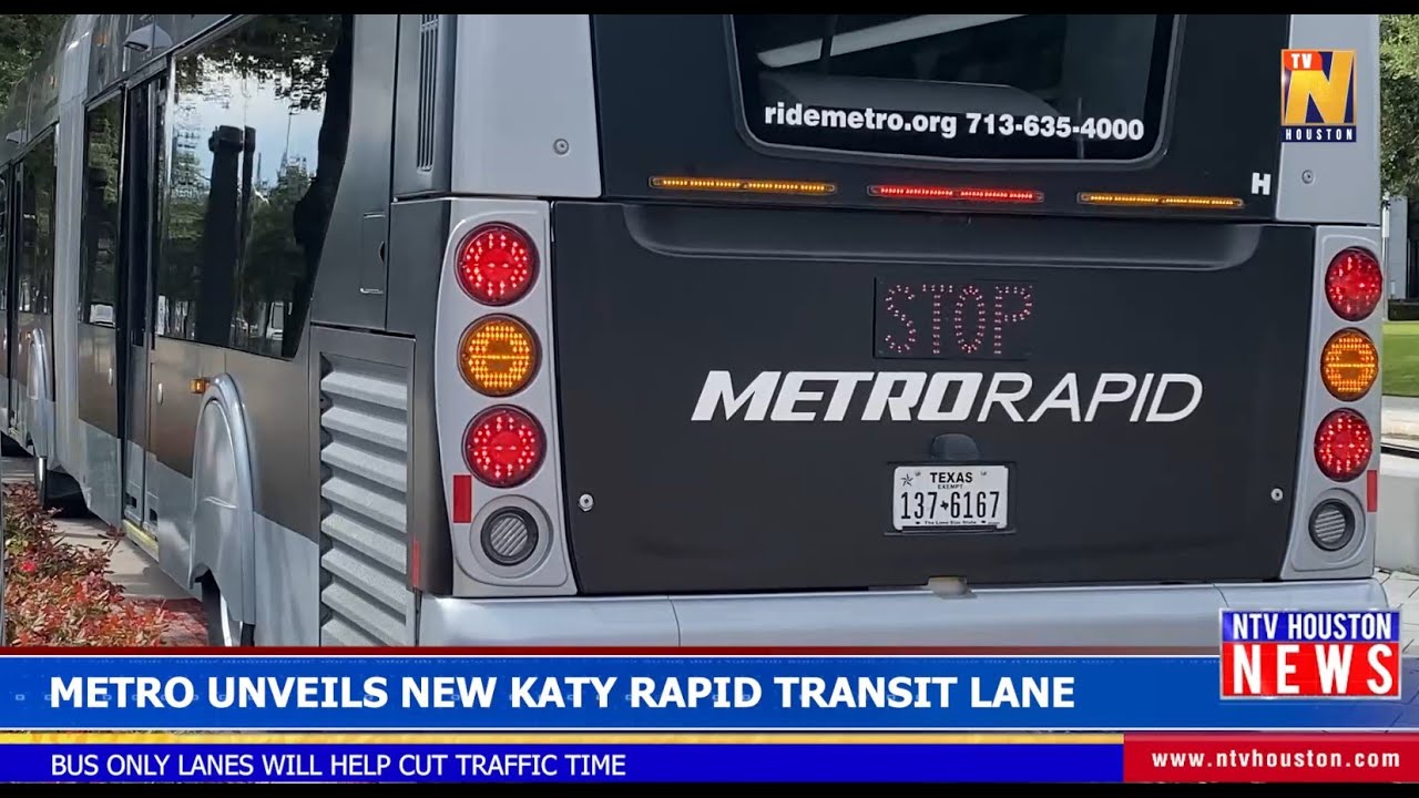 Houston Metro Plans To Unveil New Katy Rapid Transit Line To Cut ...