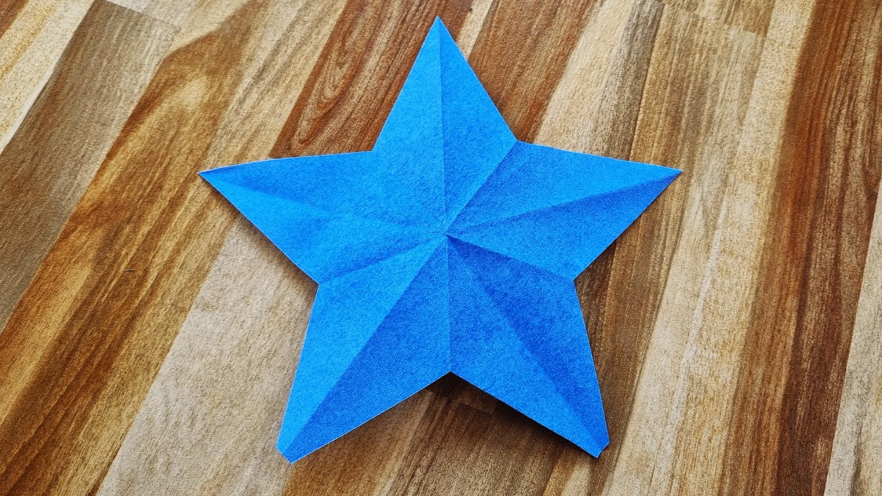 Origami Star Easy Step by Step - YouTube