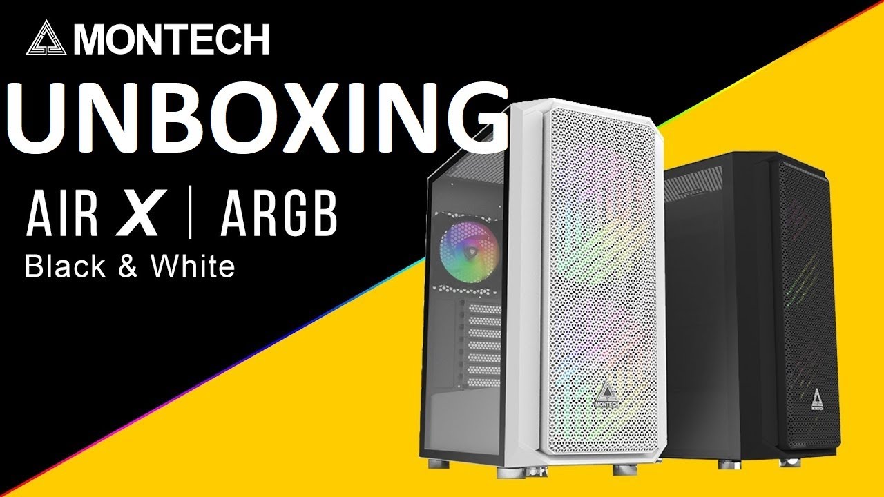 Best Budget Mesh Airflow Case { Montech Air X ARGB} - YouTube