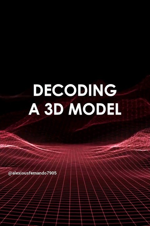 Decoding 3d Models #shorts #3danimation - YouTube