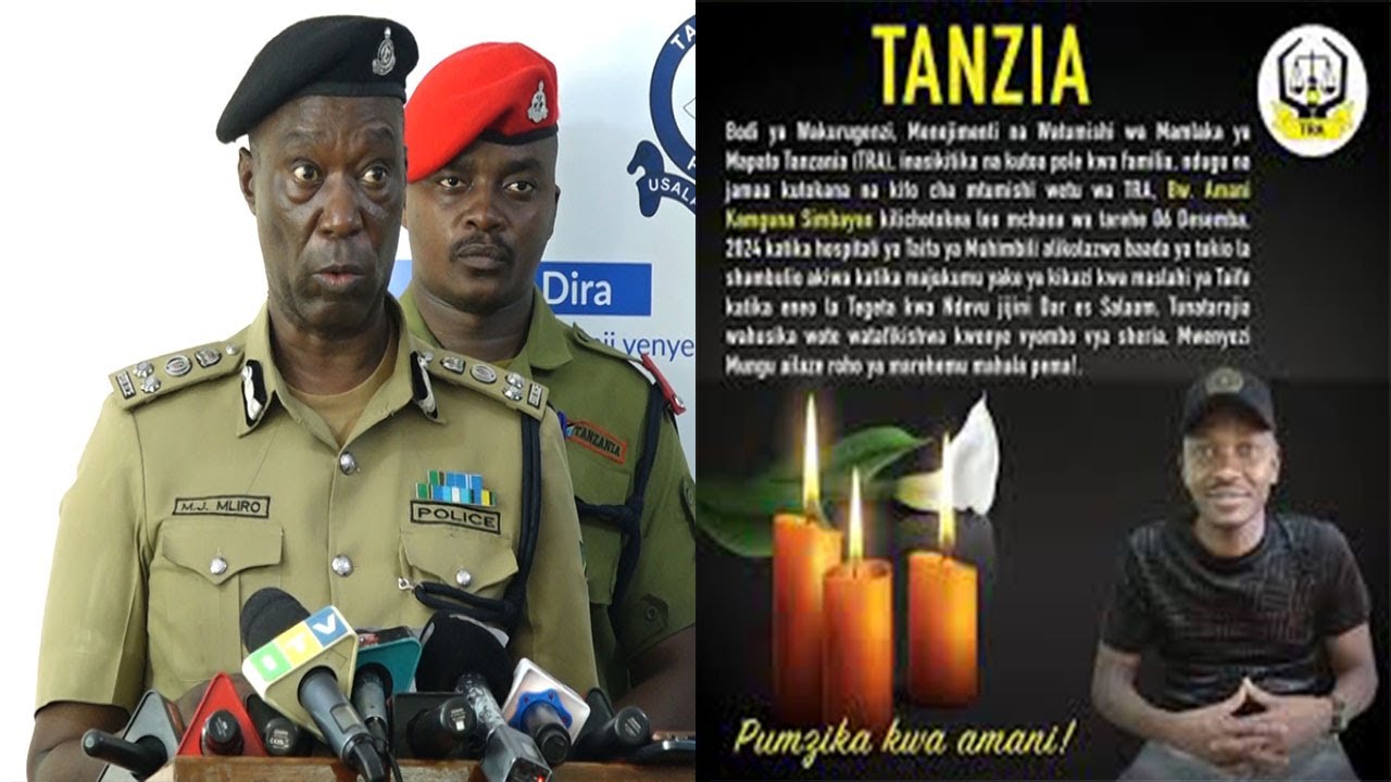 POLISI YAWAKAMATA WATU WANNE MAUAJI MTUMISHI WA TRA TEGETA - YouTube