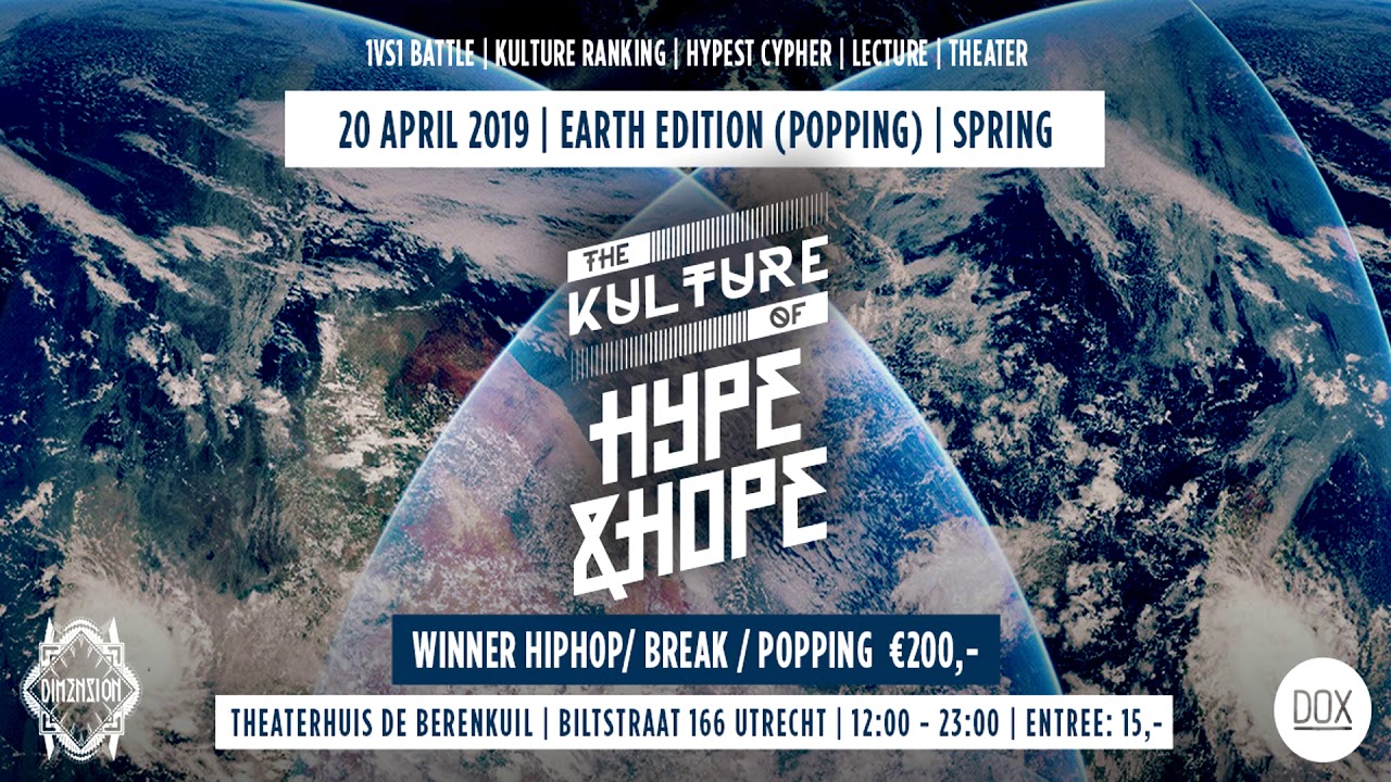 LIVE @ The Kulture of HYPE & HOPE dance battle! 20/04/2019 - YouTube