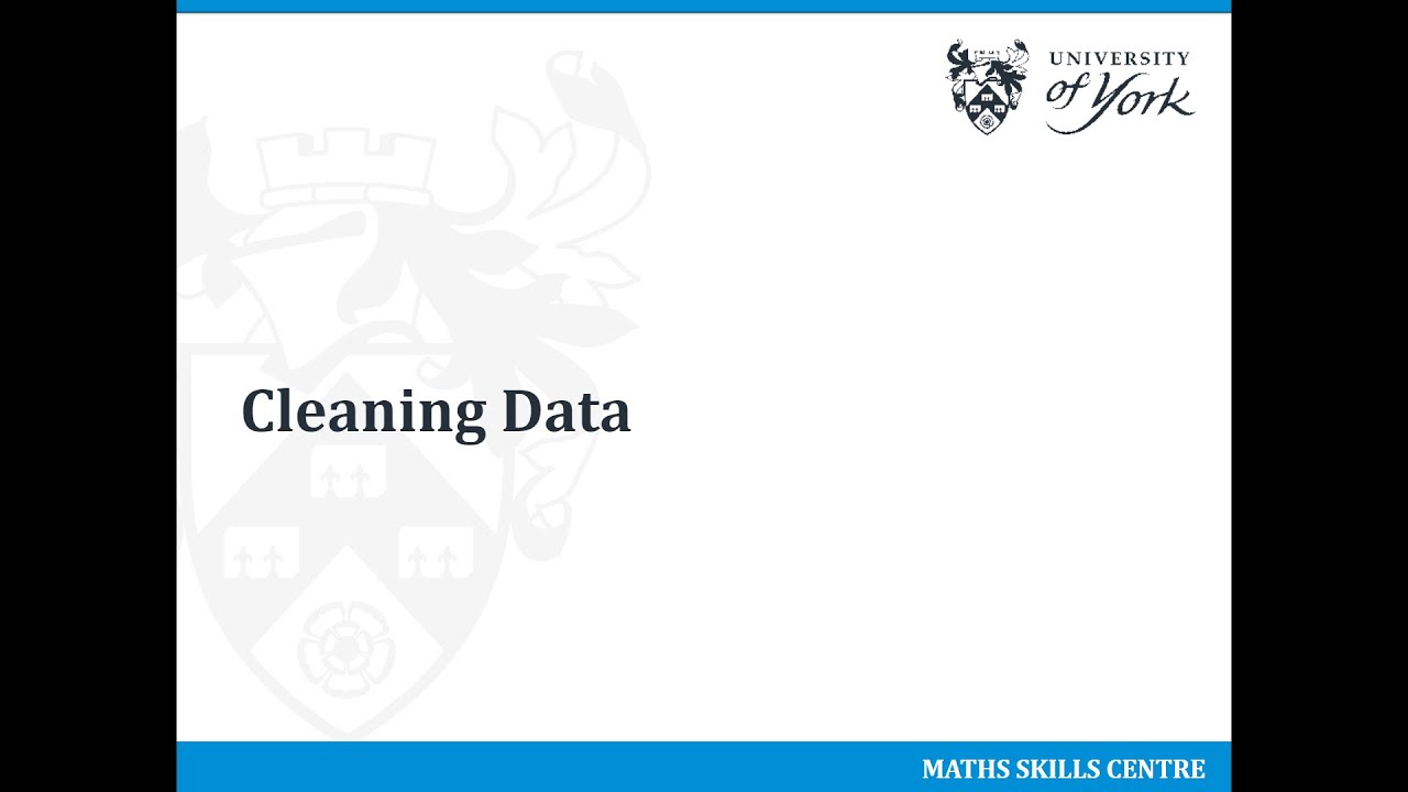 Getting Started With STATA Part 2 Cleaning Data In STATA YouTube Getting Started With STATA Part 2 Cleaning Data In STATA YouTube