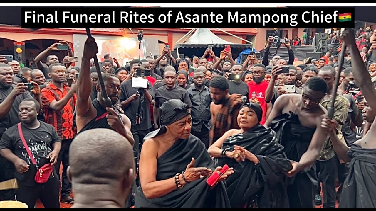 The PG Lifestyle is live | Funeral of Mampong Hene | Ghana 🇬🇭 - YouTube