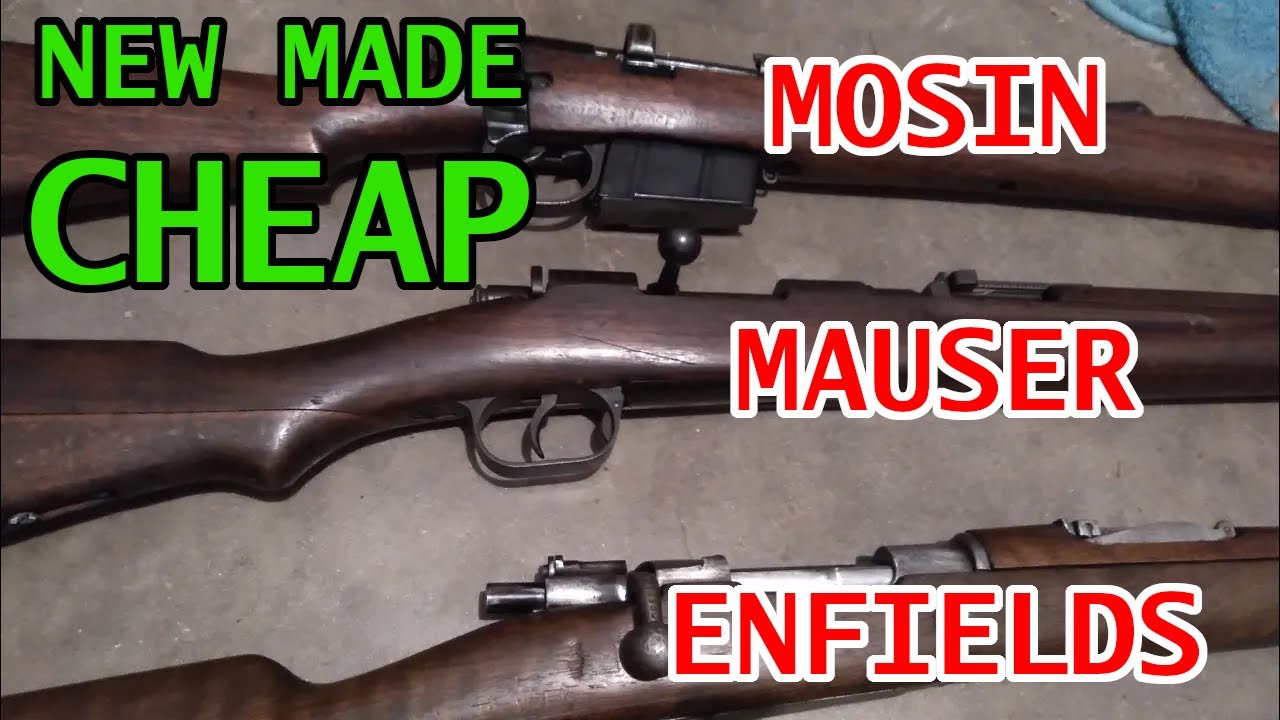 Modern Made Mosin Nagants, Mausers, and Enfields - YouTube