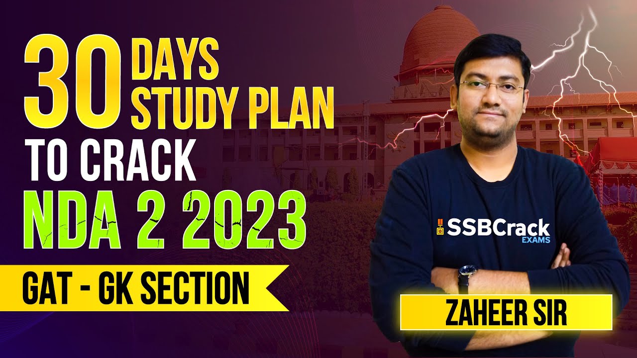 Prepare for NDA 2 2023 GAT GK Paper & Score 350+ Marks In Just 30 Days ...