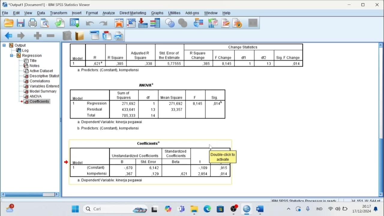 Statistika Analisis Regresi Linear Sederhana dan Berganda - YouTube