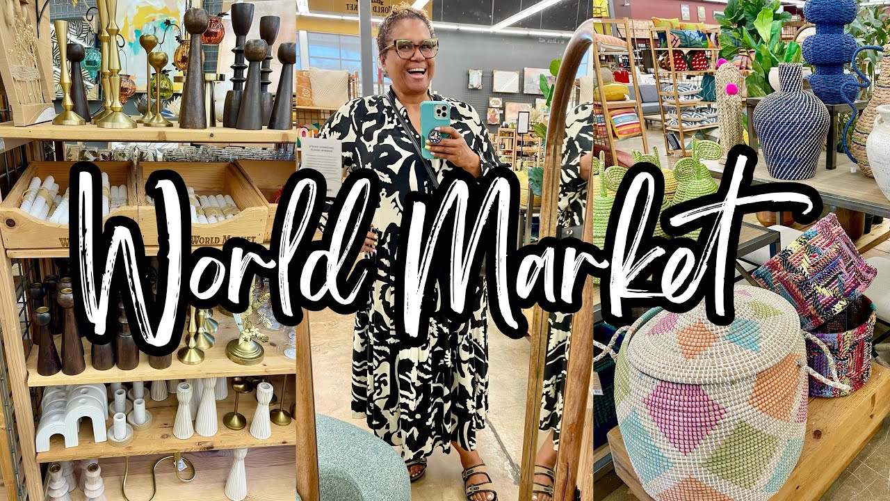 WORLD MARKET AMAZING HOME COLLECTION • SHOP WITH ME - YouTube