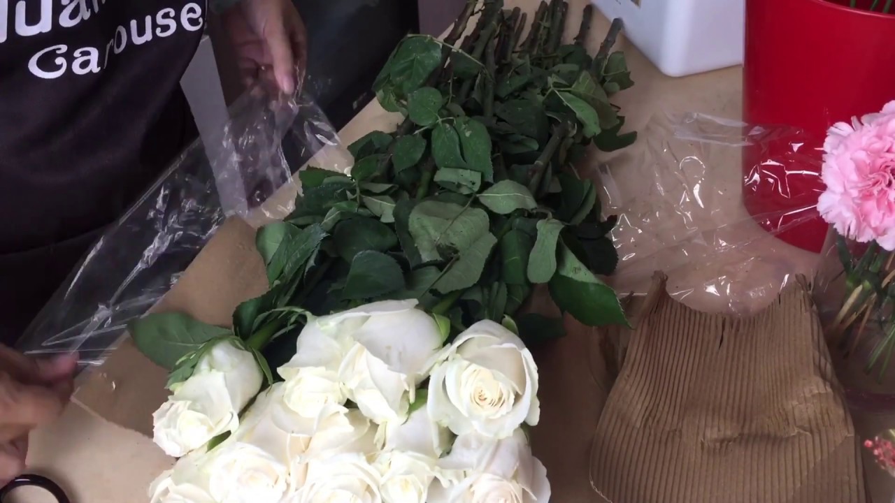 How to Dye Blue Roses From White Roses | Flower Technique | Huamama ...